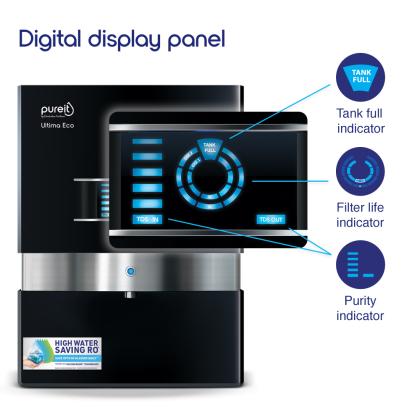 Pureit 10 Litres RO+UV+MF Water Purifier, Ultima with Digital Advance ...