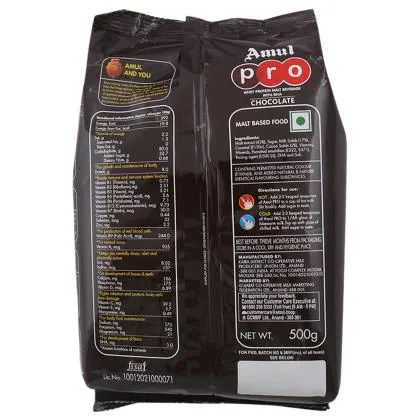 Amul Pro Chocolate 500 g - JioMart