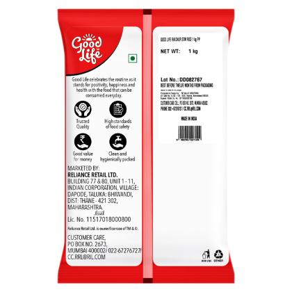 Good Life Raichur Deluxe Steam Rice 1 kg - JioMart