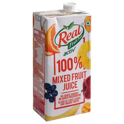 Real Activ Mixed Fruit 100% Juice 1 L - JioMart