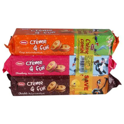 Dukes Creme 4 Fun Cream Biscuits Combo Pack 450 g - JioMart
