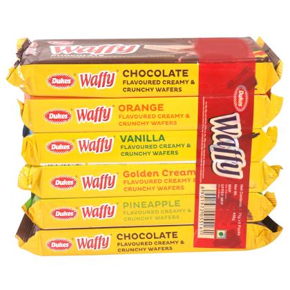 Dukes Waffy Wafers Assorted Pack 75 g (Pack of 6) - JioMart