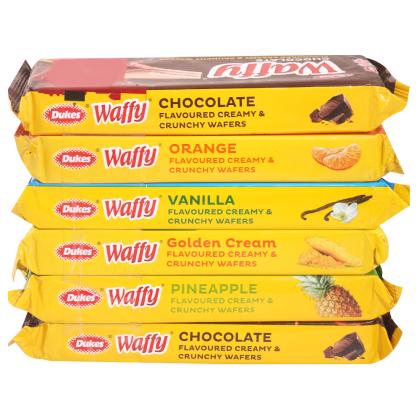 Dukes Waffy Wafers Assorted Pack 75 g (Pack of 6) - JioMart