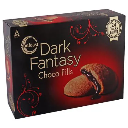 Sunfeast Dark Fantasy Choco Fill Cookies 300 g - JioMart
