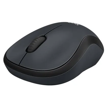 Logitech M221 Silent Wireless Optical Mouse, Charcoal - JioMart