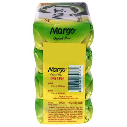 Margo 100% Original Neem Soap 75 g (Pack of 4) - JioMart