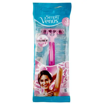 Gillette Simply Venus Manual Shaving Razor 3 Blades for Women - JioMart