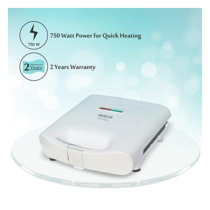 Inalsa Easy Toast Sandwich Toaster - JioMart