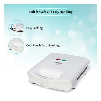 Inalsa Easy Toast Sandwich Toaster - JioMart