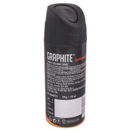 Graphite Outsport Sporty Deo Body Spray 150 ml - JioMart