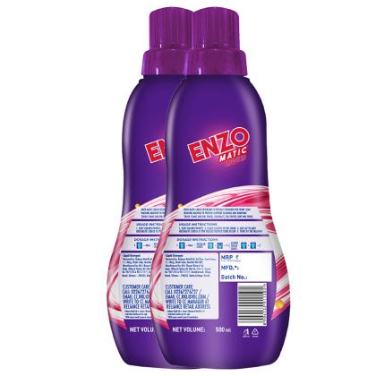 Enzo Matic Front Load Liquid Detergent 500 ml (Buy 1 Get 1 Free) - JioMart