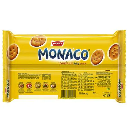 Parle Monaco Classic Regular Salted Biscuits 400 g - JioMart
