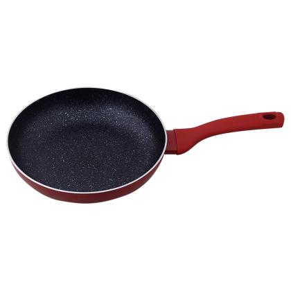 Bergner Bellini Plus Red Round Induction Base Granite Coated Frying Pan ...