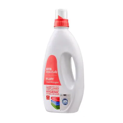 IFB Essentials Fluff 1 litre Liquid Fabric Detergent for Front Load Washing Machine - JioMart
