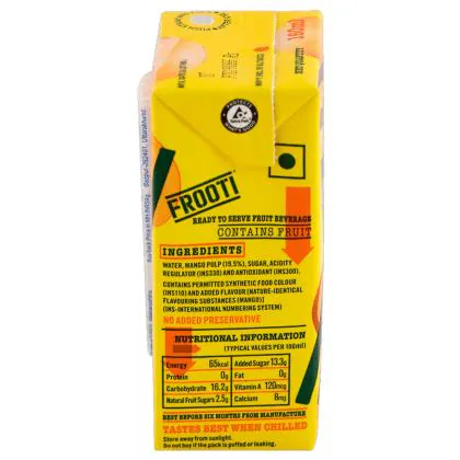 Frooti Slim 160 ml (Pack of 10) - JioMart