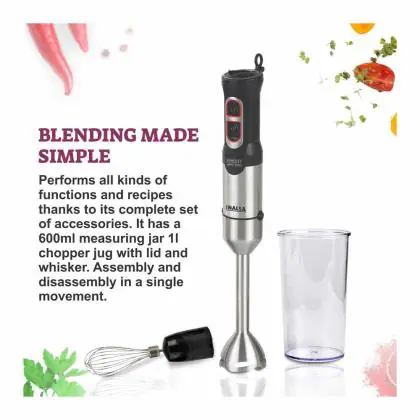 Inalsa Robot Inox 1000 Hand Blender With 1000-Watt Powerful Motor ...