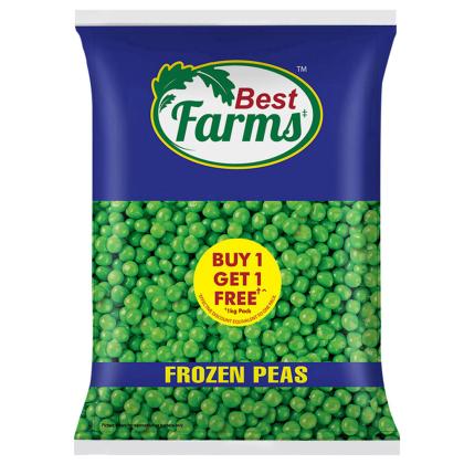 Best Farms Frozen Green Peas 1 kg (50% Off on 1 Unit) - JioMart