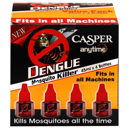 Casper Dengue Mosquito Killer Liquid 45 ml (Pack of 4) - JioMart