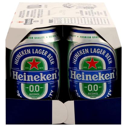 Heineken Non Alcoholic Beer 330 ml (Pack of 6) - JioMart