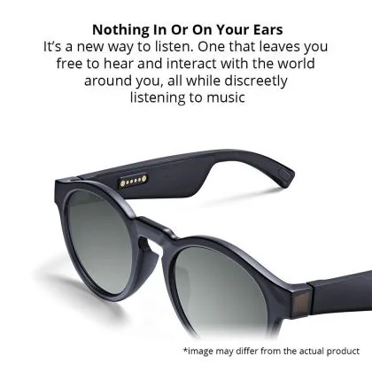 Bose Frames Rondo Wireless Audio Sunglasses with Integrated Microphone, Black - JioMart