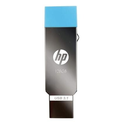 HP 128 GB Metal Body USB 2.0 OTG Pen Drive, V302w - JioMart