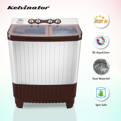 Kelvinator 8.5 Kg Top Loading Semi-Automatic Washing Machine with ...