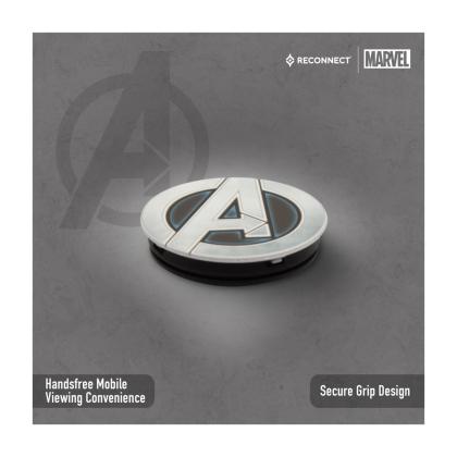 Reconnect Marvel Avengers Pop Socket & Stand, Secure grip, Hands free ...