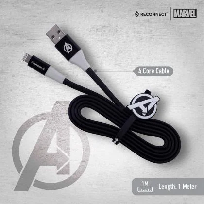 Reconnect Marvel Avengers Lighting cable, Apple compliant MFI certified ...