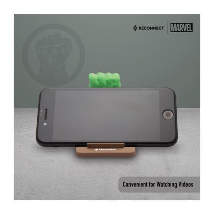 Reconnect Marvel Hulk Character Mobile Stand, Portable, Stable, Holds ...