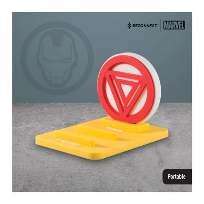 Reconnect Marvel Iron Man Character Mobile Stand, Portable, Stable ...