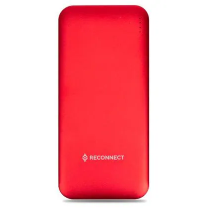 Reconnect 10000 mAh Power Bank with 18 Watts Fast Charging, Red - JioMart