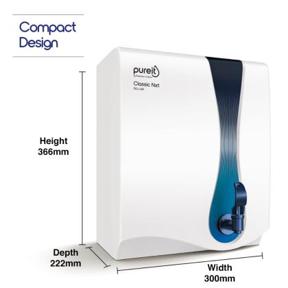 Pureit 7 Litres RO+MF Water Purifier, Classic Nxt with Power Saving ...