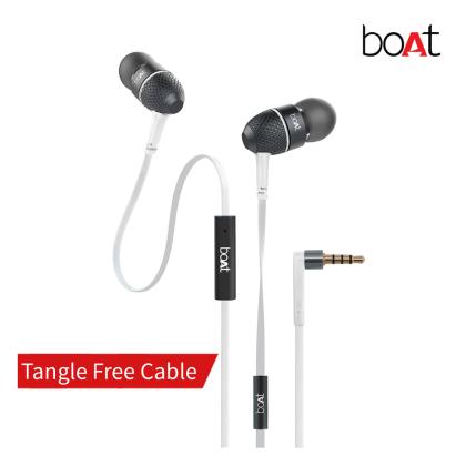 boAt BassHeads 220 In-Ear Wired Earphones With Super Extra Bass ...
