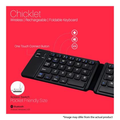 Portronics Chicklet Wireless Keyboard - JioMart