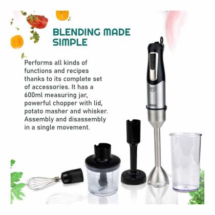 Inalsa Robot Inox 1000 Plus Hand Blender with Variable Speed Setting ...