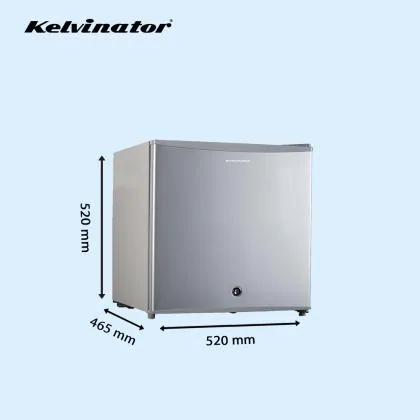 Kelvinator 45 litres 2 Star Mini Bar Single Door Refrigerator, Silver ...