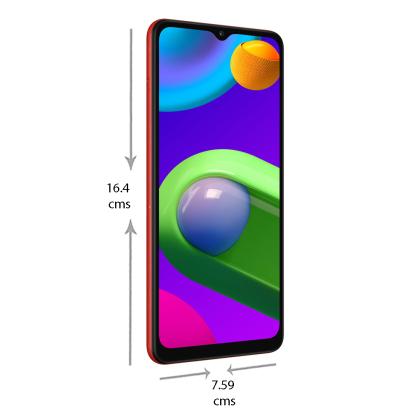 Samsung Galaxy M Series M02 32 GB, 2 GB RAM, Red, Mobile Phone - JioMart