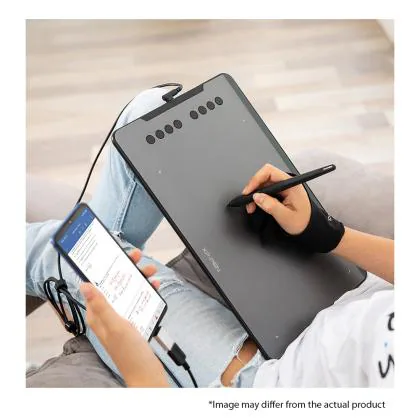 XP-Pen Deco Series Deco 01 V2 Graphic Pen Tablet with Tilt Support ...