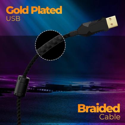 Zebronics Zeb-Max Pro V2 Gaming Mechanical Keyboard with 6 LED Speed ...