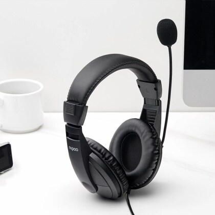 Rapoo H150 Stereo Sound USB Port Headphone - JioMart