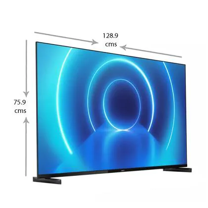 Philips 146 cm (58 inch) Ultra HD (4K) LED Smart TV, 7600 Series ...