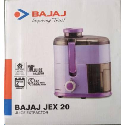 Bajaj JEX 20 Juice Extractor with 350 Watts Power Motor (Lavender) - JioMart