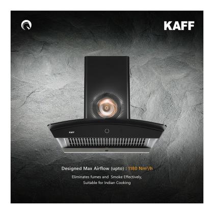 Kaff ROVER DHC 60 Kitchen Hood with 3 Speed Touch Control, Black - JioMart