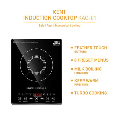 Kent KAGO1 Induction Cooktop with 8 Preset Menu, 2000 Watts - JioMart