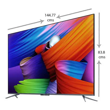 OnePlus 163.8 cm (65 inch) Ultra HD (4K) LED Smart TV, U Series 65U1S ...