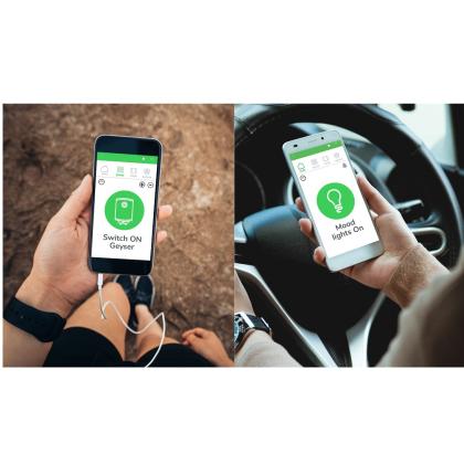 Wiser Smart Homes Automation Gateway with App and Voice Control - JioMart