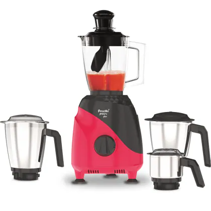 Preethi Peppy Plus 750 Watts Mixer Grinder with Motor Cooling Booster ...