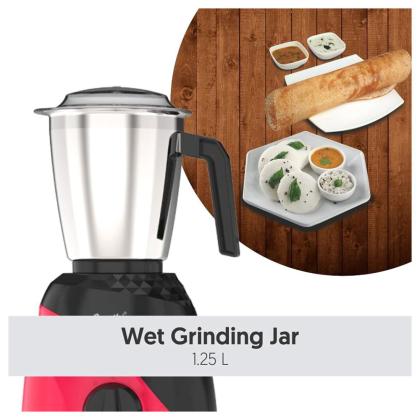 Preethi Peppy Plus 750 Watts Mixer Grinder with Motor Cooling Booster ...