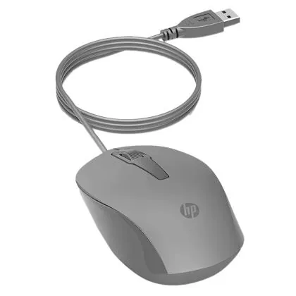 HP 150 USB 2.0 Optical Wired Mouse 1600 DPI Resolution (Black) - JioMart