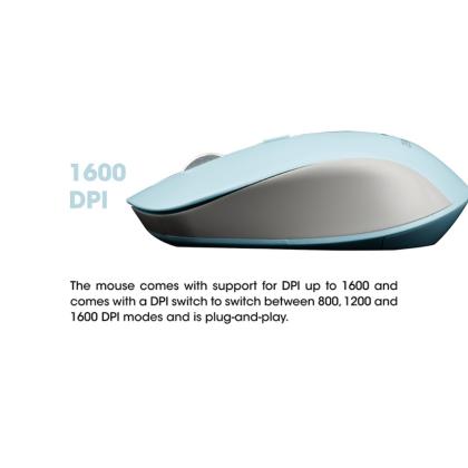 Zebronics ZEB-Jaguar Wireless Mouse with 2.4GHz, Plug and Play, 4 ...